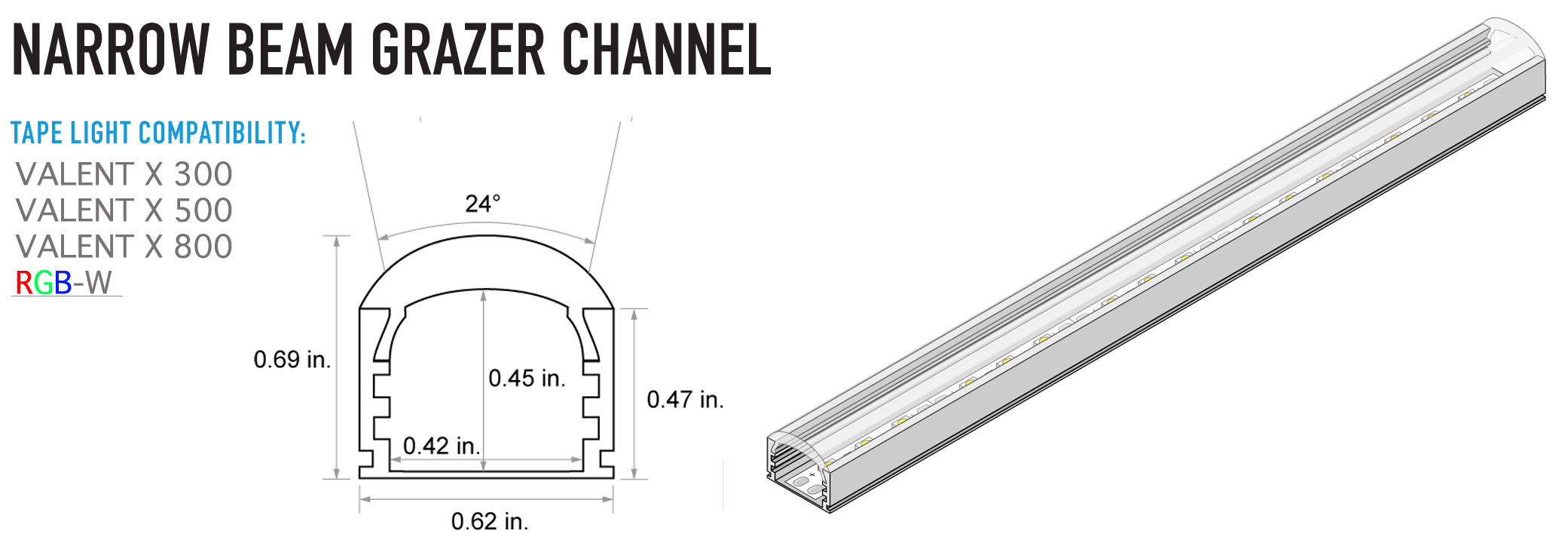 dlODE LED GRAZE X™ Linear Grazing Custom Built LED Fixture - Graze ...